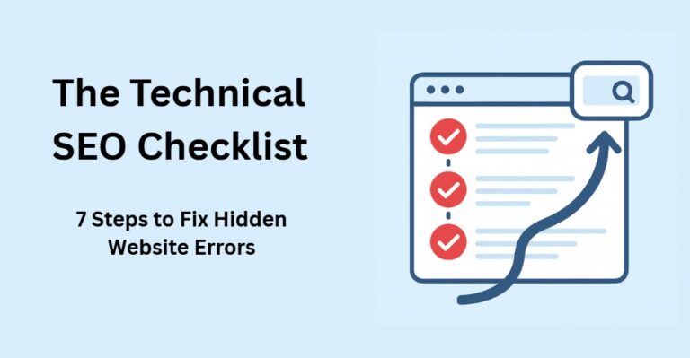 The Technical SEO Checklist: 7 Steps to Fix Hidden Website Errors ...